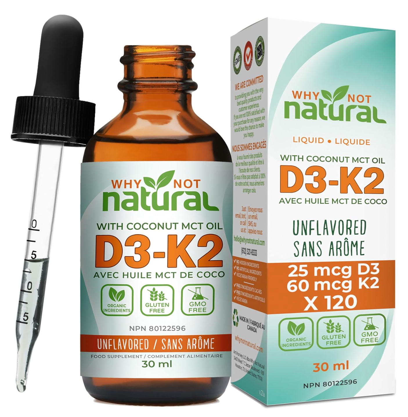 Vitamin D3 K2 Liquid Drops – Splash Of Goodness